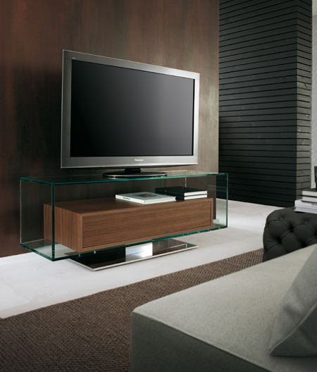 Porada Aaron | Glass Tv Unit | Living Room Furniture - Ultra Modern