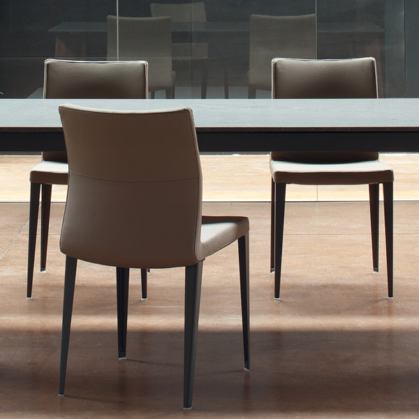 Bonaldo Razor | Leather Chair | Contemporary Dining Room Furniture ...