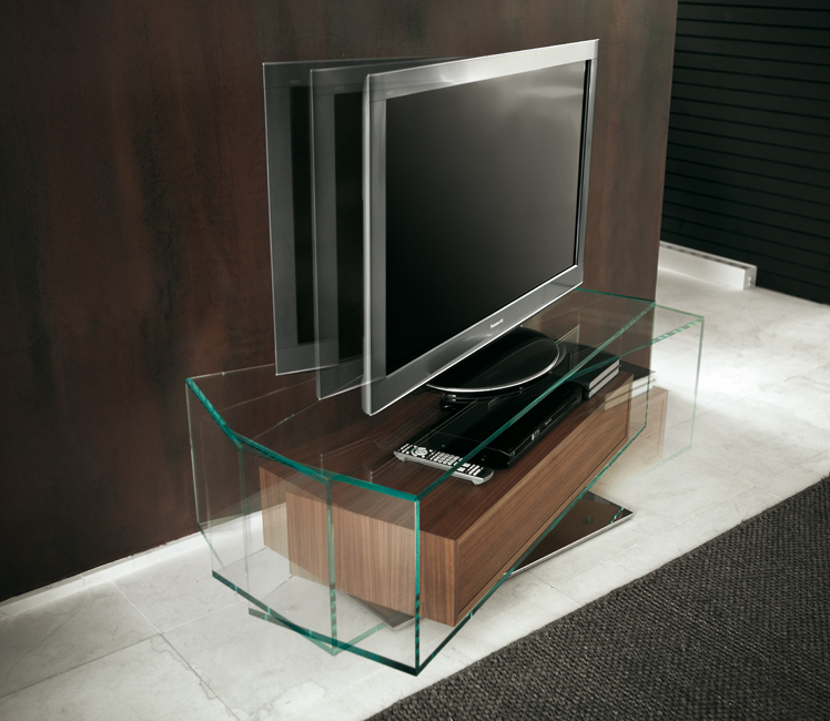 Porada Aaron | Glass Tv Unit | Living Room Furniture - Ultra Modern