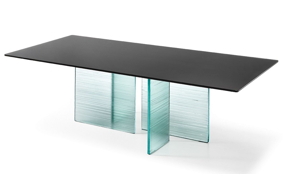 BUY the Fiam Big Wave Dining Table | Wooden with FREE SHIPPING - Ultra Modern